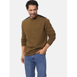 Sweatshirt Babista "Sweatshirt TIMARIO", Herren, Gr. L, orange (braun melange), Obermaterial: 52% Baumwolle CO. 48% Polyester COOLMAX PES(Coolmax)., Sweatshirts Sweatshirt