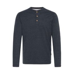Rundhalsshirt INDICODE "Rundhalsshirt IDGifford", Herren, Gr. XXL, blau (navy mix), Obermaterial: 80% Baumwolle CO. 20% Polyester COOLMAX(R) PES(Coolmax)., Shirts Rundhalsshirt