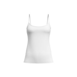 Unterhemd Calida "Unterhemd Spaghetti-Top Essential Cotton 1er Pack", Damen, Gr. 48-50, N-Gr, wei&szlig;, Obermaterial: 95% Baumwolle CO. 5% Elasthan EL., Unterhemden Unterhemd