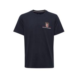 T-Shirt FQ1924 "T-Shirt FQOlaf", Herren, Gr. S, blau (salute), Obermaterial: 100% Baumwolle CO., regular fit normal, ohne Ausschnitt, Shirts T-Shirt