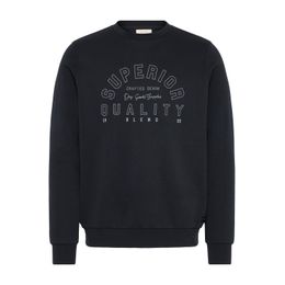 Longpullover Blend "Sweater BHSunox", Herren, Gr. S, schwarz, Obermaterial: 80% Polyester PES. 20% Baumwolle CO., Pullover Longpullover