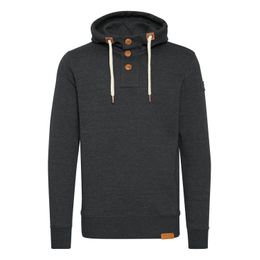 !Solid Kapuzenpullover SOLID "Hoodie SDTripStrip", Herren, Gr. L, grau (dar grau m), Web, Obermaterial: 50% Baumwolle CO. 50% Polyester PES., unifarben, Pullover Kapuzenpullover