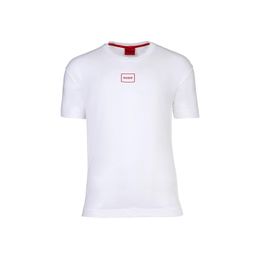 T-Shirt Hugo "T-Shirt Laze 1er Pack", Damen, Gr. L, wei&szlig;, Obermaterial: 95% Baumwolle CO. 5% Elasthan EL., Shirts T-Shirt