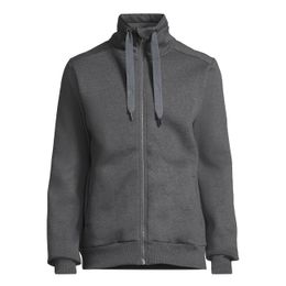 Sweatjacke SALZHAUT "Sweatjacke MOOL", Herren, Gr. 4XL, grau (anthra), Obermaterial: 55% Baumwolle CO (CMIA). 45% Polyester PES., Sweatjacken Sweatjacke