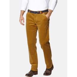 Cordhose Babista "Cordhose BABESTINI", Herren, Gr. 50, N-Gr, gelb (dunkelgelb), Obermaterial: 97% Baumwolle CO. 3% Elasthan EL., Hosen Cordhose