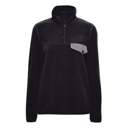 Fleecejacke oxmo "Fleecejacke OXNyfine", Damen, Gr. L, schwarz, Obermaterial: 100% Polyester PES., Jacken Fleecejacke