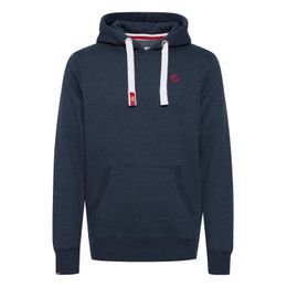 !Solid Kapuzenpullover SOLID "Hoodie SDBennHood", Herren, Gr. XXL, blau (ins bl mel), Obermaterial: 50% Baumwolle CO. 50% Polyester PES., Pullover Kapuzenpullover
