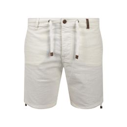 Leinenhose INDICODE "Leinenhose IDMoses", Herren, Gr. XXL, N-Gr, wei&szlig; (off, wei&szlig;), Obermaterial: 55% Leinen LI. 45% Baumwolle CO., Hosen