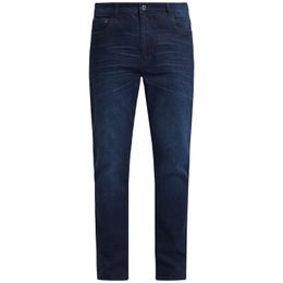 !Solid Bequeme Jeans SOLID "Jeans SDFynn", Herren, Gr. 31, L&auml;nge 30, blau (dunkelblau denim), Obermaterial: 98% Baumwolle CO. 2% Elasthan EL., unifarben, Jeans