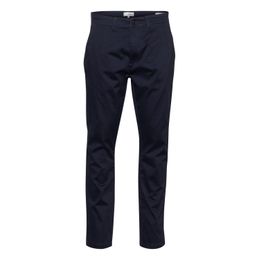 !Solid Chinohose SOLID "Chinohose SDJim", Herren, Gr. 28, L&auml;nge 30, blau (insignia b), Obermaterial: 98% Baumwolle CO. 2% Elasthan EL., Hosen Chinohose
