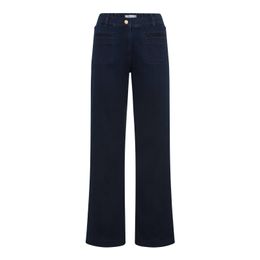 R&ouml;hrenjeans RAPHAELA BY Brax "Style PEGGY FLARED", Damen, Gr. 36K18, Kurzgr&ouml;&szlig;en, dunkelblau, Denim/Jeans, 76% Baumwolle, 21% Polyester, 3% Elasthan, Jeans