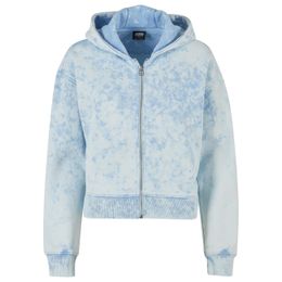 Sweatjacke Urban Classics "Urban Classics Damen", Damen, Gr. 5XL, balticblau, 70% Baumwolle, 30% Polyester, unifarben, Sweatjacken Sweatjacke