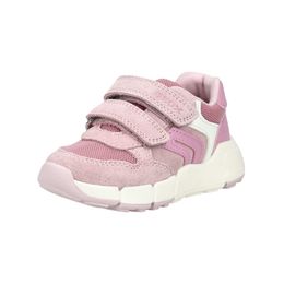 Sneaker Geox "Geox Sneaker Leder", Damen, Gr. 26, rose, Leder, Schuhe Sneaker