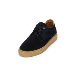 Marc O'Polo Schlupfboots MARC O'POLO "aus softem Velours-Rindleder", Herren, Gr. 43, true navy, Obermaterial: 100% Leder (Rind), unifarben, Schuhe Schlupfboots