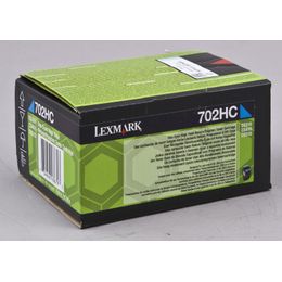 Lexmark Original 702HC Toner - cyan (70C2HC0) f&uuml;r CS310n/dn, CS410n/dn/dtn, CS510de/dte