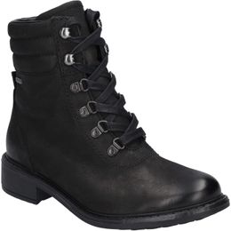 Stiefelette Josef Seibel "Selena 52, schwarz", Damen, Gr. 42, schwarz, Obermaterial: 100% Rindsleder Leather cow., Schuhe Stiefelette