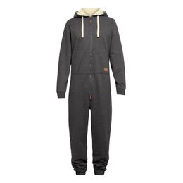 Overall Blend "Overall BHSalinho", Herren, Gr. XL, N-Gr, grau (charcoal), Obermaterial: 60% Baumwolle CO. 40% Polyester PES., Overalls Overall