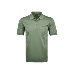 Poloshirt Ragman "Poloshirt Softknit-Polo", Herren, Gr. XL, gr&uuml;n, Obermaterial: 70% Baumwolle CO. 30% Polyester PES., Shirts