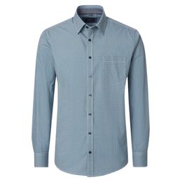 Langarmhemd Casamoda "Casamoda Freizeithemd Print", Herren, Gr. XXL, Normalgr&ouml;&szlig;en, gr&uuml;n, 100% Baumwolle, bedruckt, l&auml;ssig geschnitten, Hemden