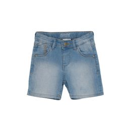 Shorts Minymo "Shorts MIShorts", Jungen, Gr. 152, N-Gr, blau (light dusty blau), Obermaterial: 80% Baumwolle CO. 19% Polyester PES. 1% Elasthan EL., Jeans Shorts