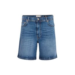 !Solid Jeansshorts SOLID "Shorts SDRYAN", Herren, Gr. L, N-Gr, blau (middle blau denim), Obermaterial: 98% Baumwolle CO. 2% Elasthan EL., Jeans Jeansshorts