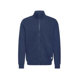 Sweatjacke Blend "Trainingsjacke BHMBrise", Herren, Gr. L, blau (marineblaus), Obermaterial: 60% Baumwolle CO. 40% Polyester PES., Sweatjacken Sweatjacke