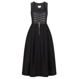 N&uuml;bler Dirndl N&Uuml;BLER "Dirndl lang Frau Wirtin", Damen, Gr. 44, EURO, schwarz, Obermaterial: 100% Viskose CV., Kleider