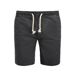 Chinoshorts INDICODE "Chinoshorts IDAbbey", Herren, Gr. M, N-Gr, grau (dunkelgrau), Web, Obermaterial: 98% Baumwolle CO. 2% Elasthan EL., regular fit kurz, Hosen Chinoshorts
