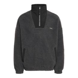 !Solid Fellimitatjacke SOLID "Fellimitatjacke SDMarkmann", Herren, Gr. XXL, grau (iron gate), Obermaterial: 100% Polyester PES., Jacken