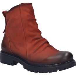 Stiefelette Josef Seibel "Melinda 33, rot", Damen, Gr. 38, rot, Obermaterial: 100% Rindsleder Leather cow., Schuhe Stiefelette