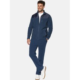 Sweatjacke Babista "Fleecejacke FENDARIO", Herren, Gr. L, blau, Obermaterial: 100% Polyester COOLMAX PES(Coolmax)., Sweatjacken Sweatjacke