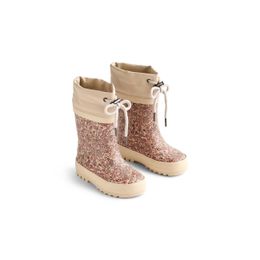 Stiefel Wheat "Wheat Rubber Boot Thermo Print", Damen, Gr. 22, rose dust flowers, Schuhe Stiefel