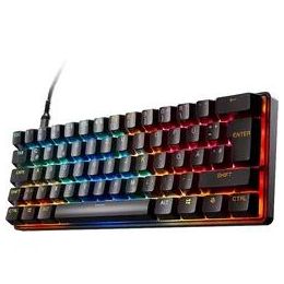 SteelSeries Apex Pro Mini Gen3, Gaming-Tastatur, Mechanisch, Sonstiges, Kabelgebunden, Schwarz