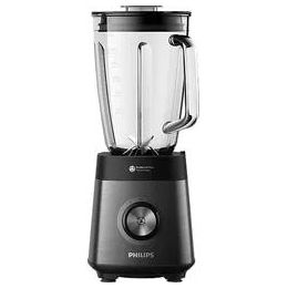 Philips HR3040/00 5000 Series ProBlend Plus-Messer, variable Geschwindigkeit mit Impulsfunktion, Standmixer Edelstahl/Grau (1200 Watt, 2 l)