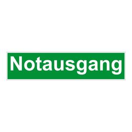 EICHNER Fluchtwegsschild Notausgang, B x H = 4 (9225-14115-040)