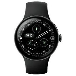 Google Pixel Watch 4 41 LTE Smartwatch Fluorelastomer, 130-215, Obsidian