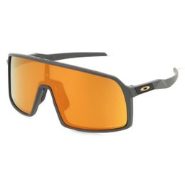 Oakley OO9406 SUTRO | Herren-Sonnenbrille | Fassung: Vollrand, Eckig, Kunststoff, Grau Matt | Glasfarbe: Gr&uuml;n Spiegel Gr&uuml;n