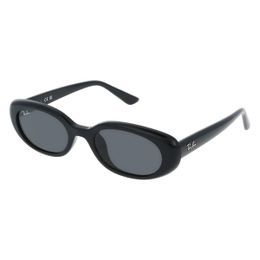 Ray-Ban RB4441D | Unisex-Sonnenbrille | Fassung: Vollrand, Quadratisch, Kunststoff, Schwarz | Glasfarbe: Grau