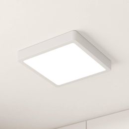 Eglo LED-Deckenlampe Fueva 5 IP44 3000K wei&szlig; 21x21cm