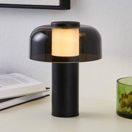 Eglo LED-Akku-Tischlampe Ponente, &Oslash; 16 cm, schwarz, CCT, dimmbar