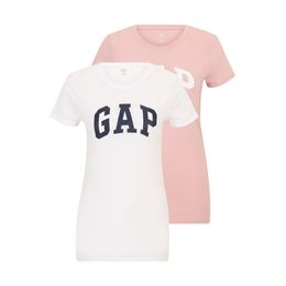 GAP Tall Shirt female Pink, White size S