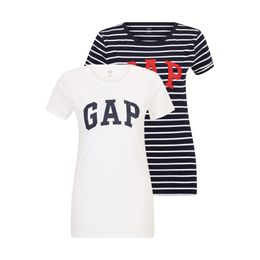 GAP Tall Shirt female Blue, White size L