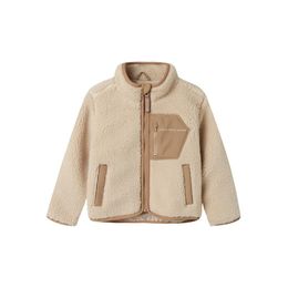 name it Fleece Jacket 'NMNMATTIA' girl Beige size 128
