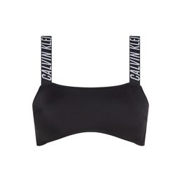 Calvin Klein Swimwear Bikini Top female Black size XL