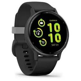 Garmin Vivoactive 5 Schwarz/Schiefergrau Smartwatch (Herzfrequenzmessung)