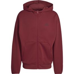Adidas Future Icon Sweatjacke Herren - Gr&ouml;&szlig;e L - rot