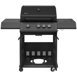 Tepro Gasgrill 'Woodlake' schwarz 133 x 116 x 59 cm