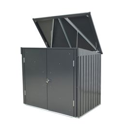 Tepro Universalbox 'Store Midi' anthrazit Metall 105 x 157 x 133 cm
