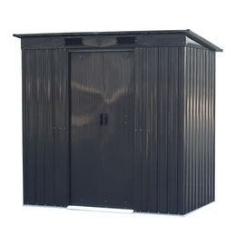 Tepro Metallger&auml;tehaus 'Multi Shed M' anthrazit 194 x 121 x 182 cm