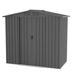 Tepro Metallger&auml;tehaus 'Flex Shed M' anthrazit 202 x 119 x 183 cm